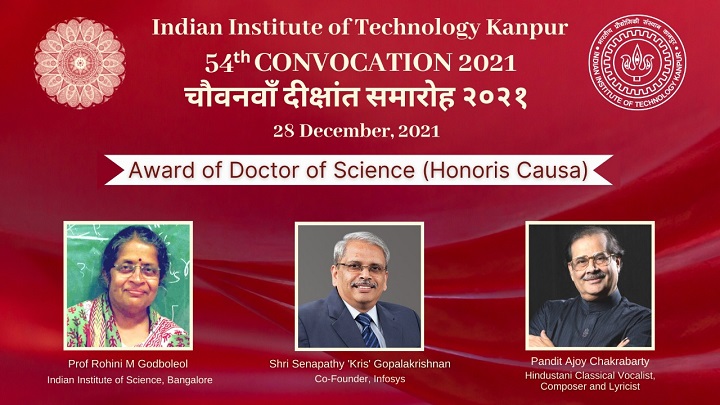 Prof. Rohini M. Godbole, Senapathy ‘Kris’ Gopalakrishnan and Pt. Ajoy ...